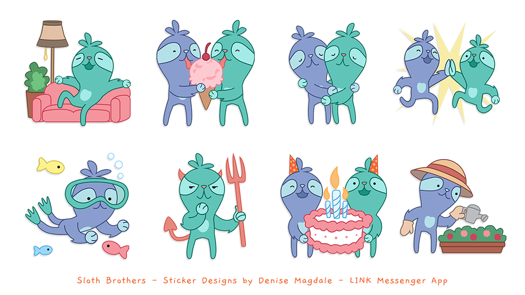 Stickers for Messenger App | Denise Magdale